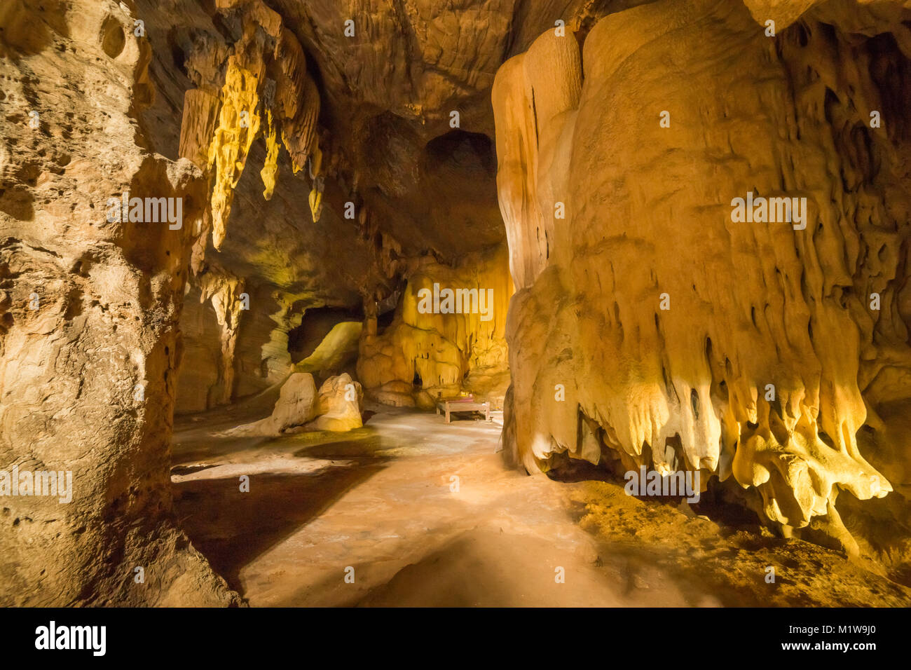 Sun beam in cave Stock Photo - Alamy