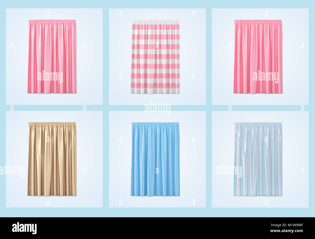 Graphic- 3D item set, colorful object of number, mobile phone, box and ...