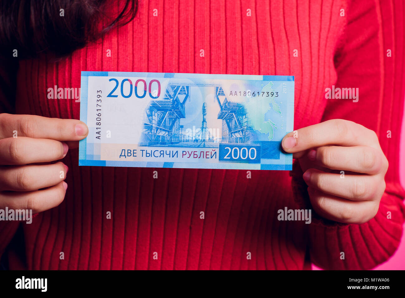 New russian bank notes with Vladivostok images on it. 2000 rubles ...