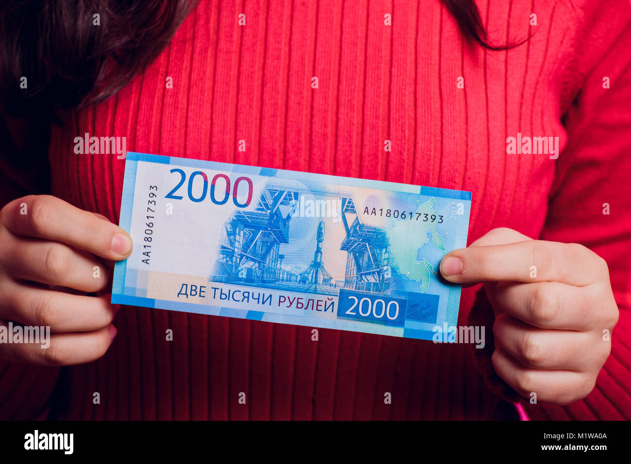New russian bank notes with Vladivostok images on it. 2000 rubles ...