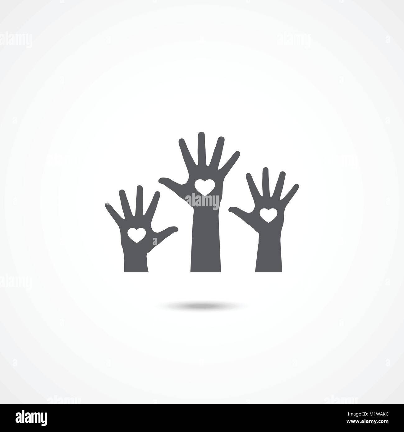 Volunteer team Stock Vector Images - Alamy