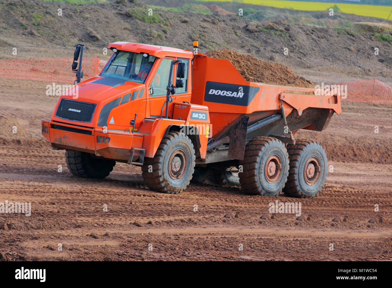 Doosan dump truck hi-res stock photography and images - Alamy