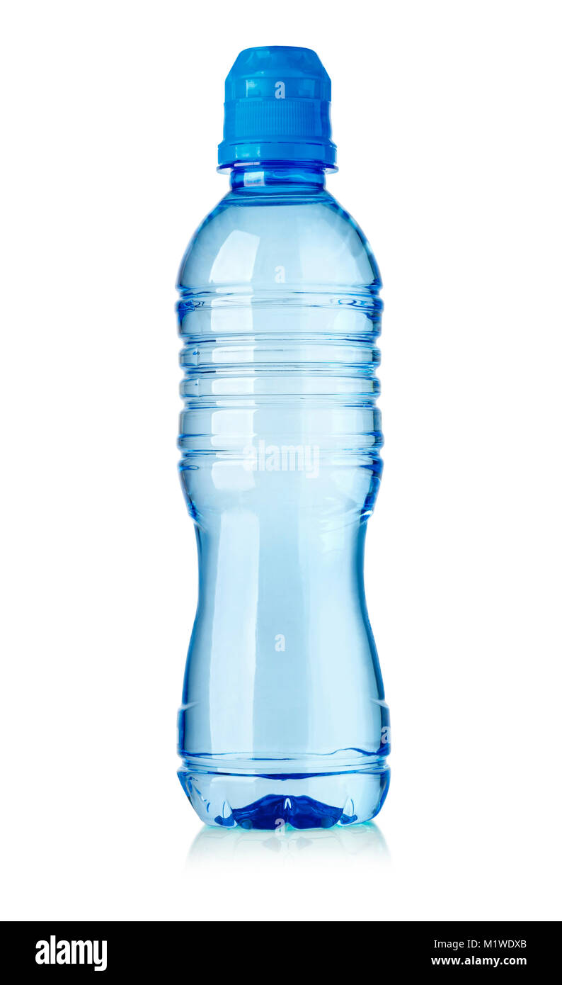 plastic woter bottle isolated on white with clipping path Stock Photo ...
