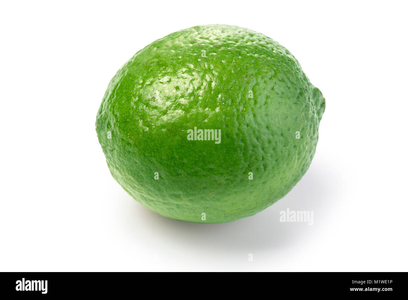 Fresh lime isolated on white with clipping path Stock Photo - Alamy