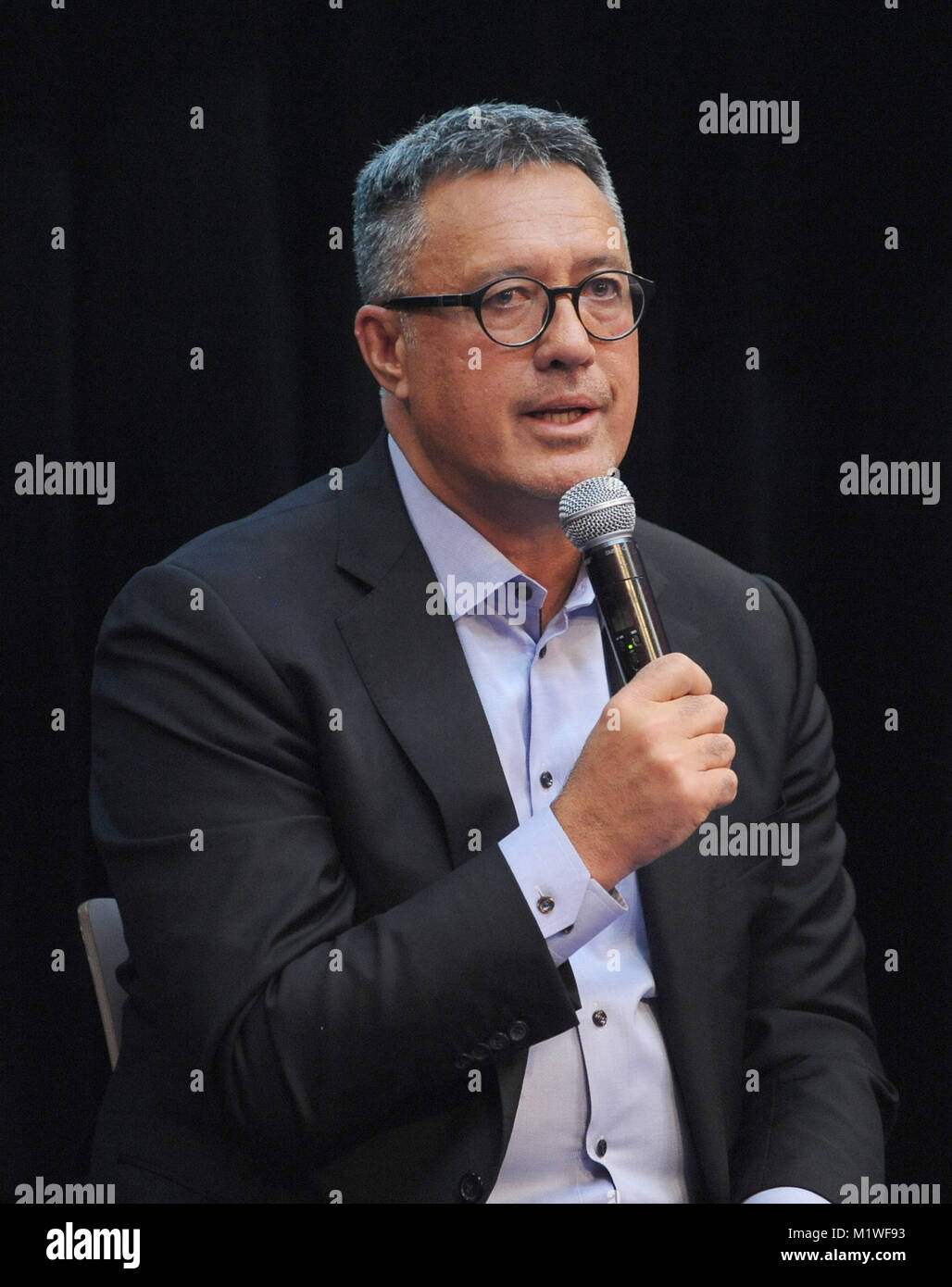 New York, NY, USA. 1st Feb, 2018. Ron Darling, former Major League ...