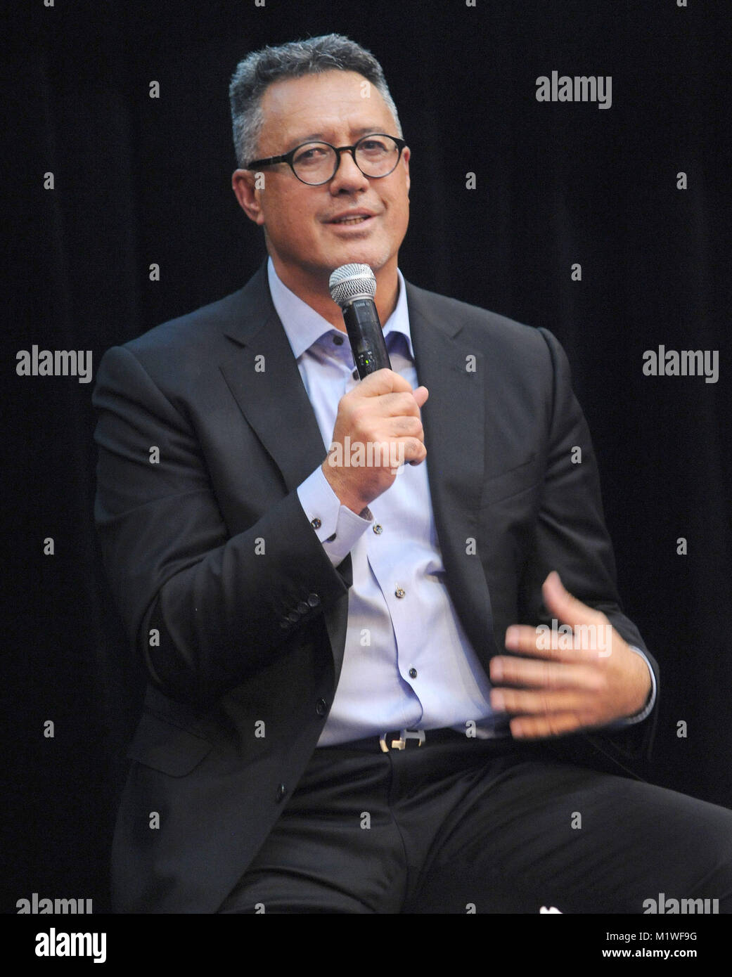 New York, NY, USA. 1st Feb, 2018. Ron Darling, former Major League ...