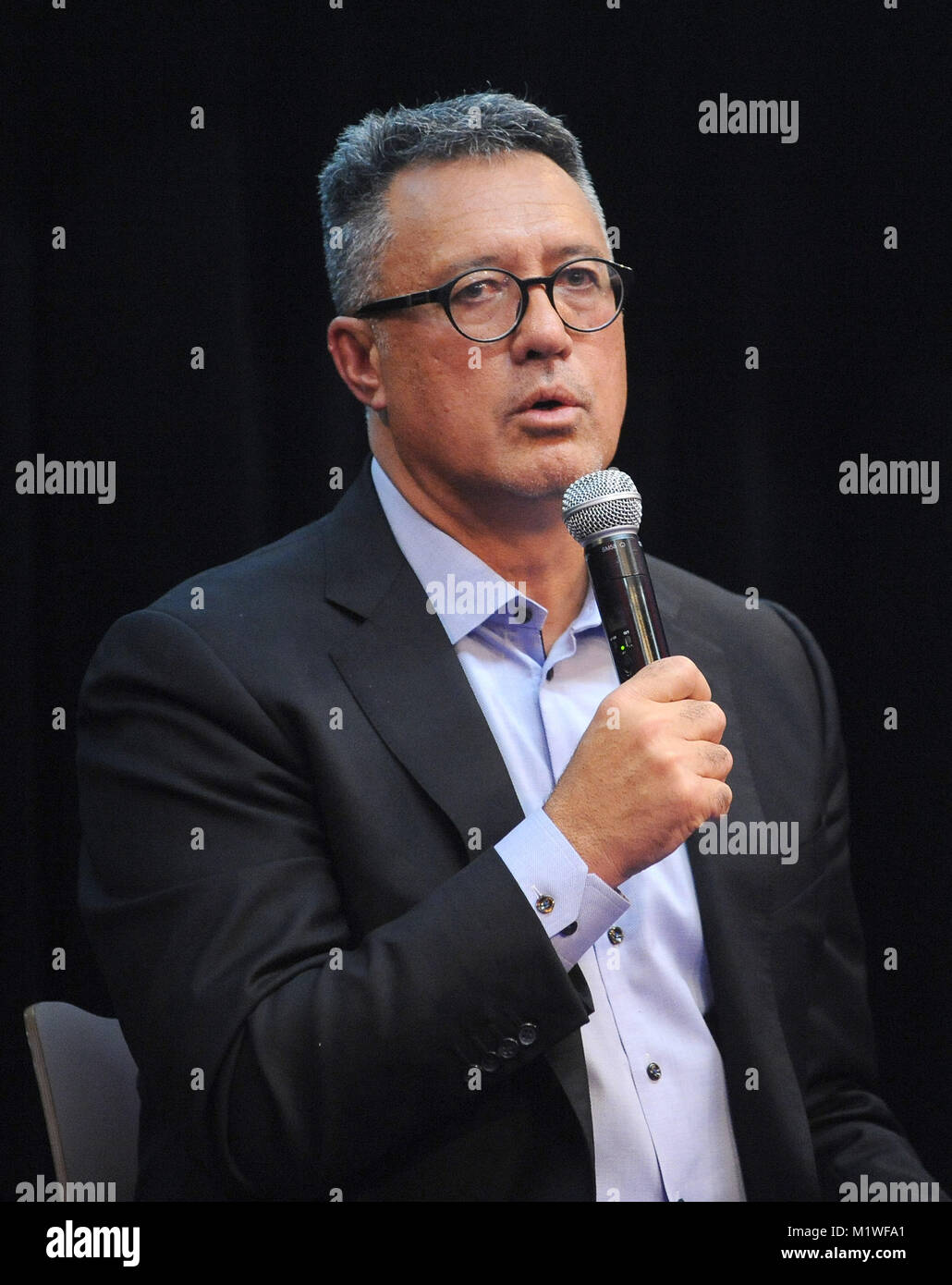 New York, NY, USA. 1st Feb, 2018. Ron Darling, former Major League ...