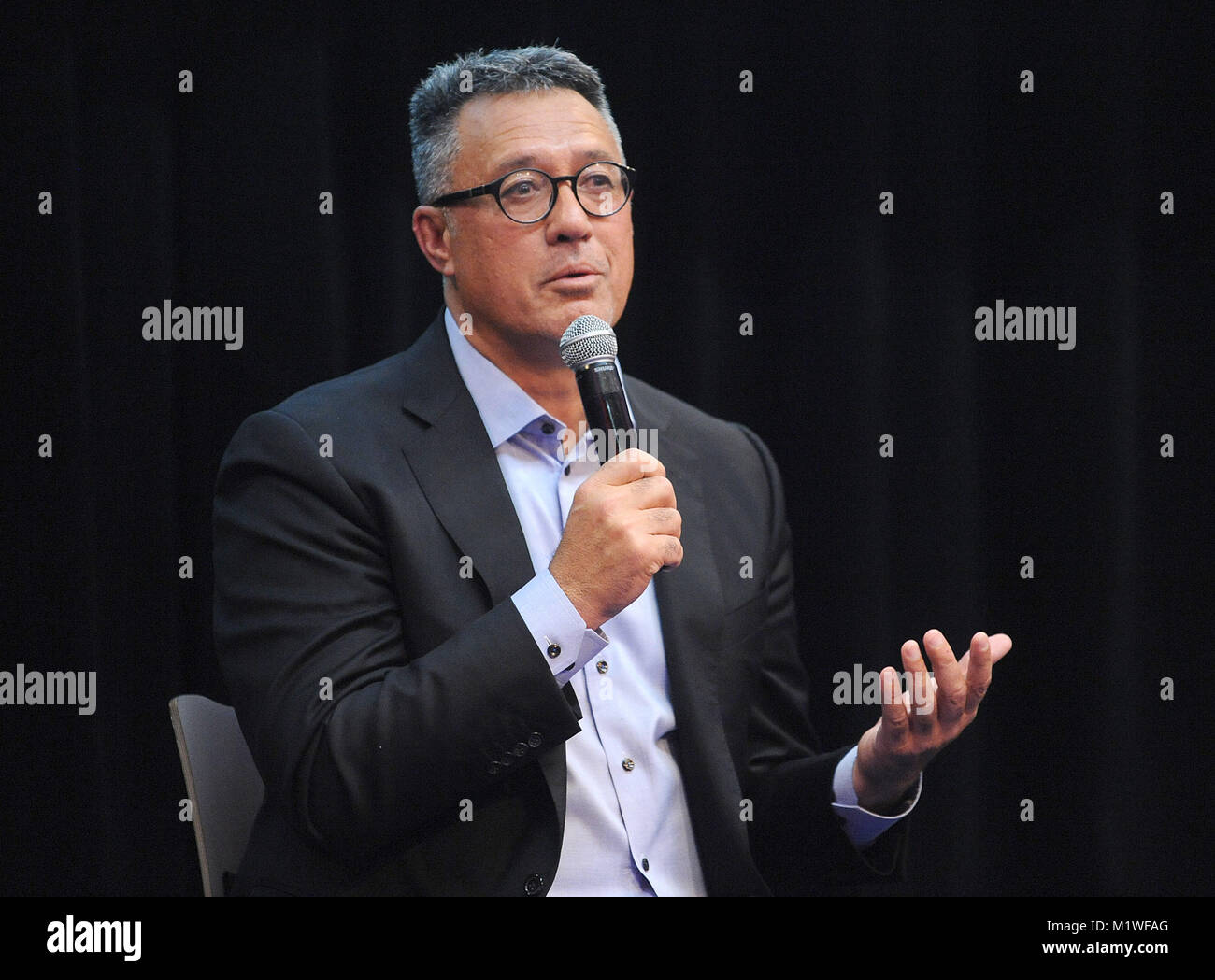 New York, NY, USA. 1st Feb, 2018. Ron Darling, former Major League ...