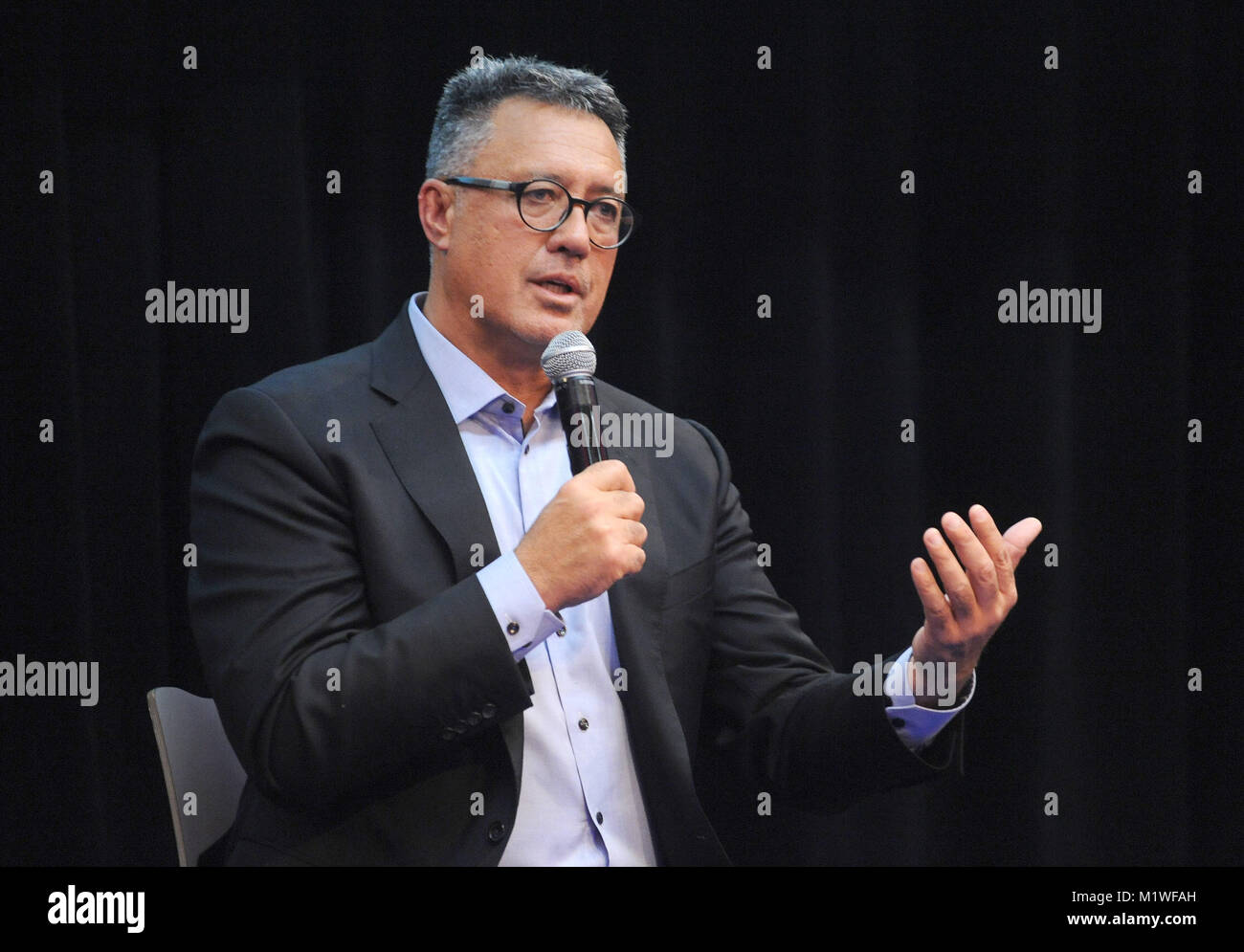 New York, NY, USA. 1st Feb, 2018. Ron Darling, former Major League ...
