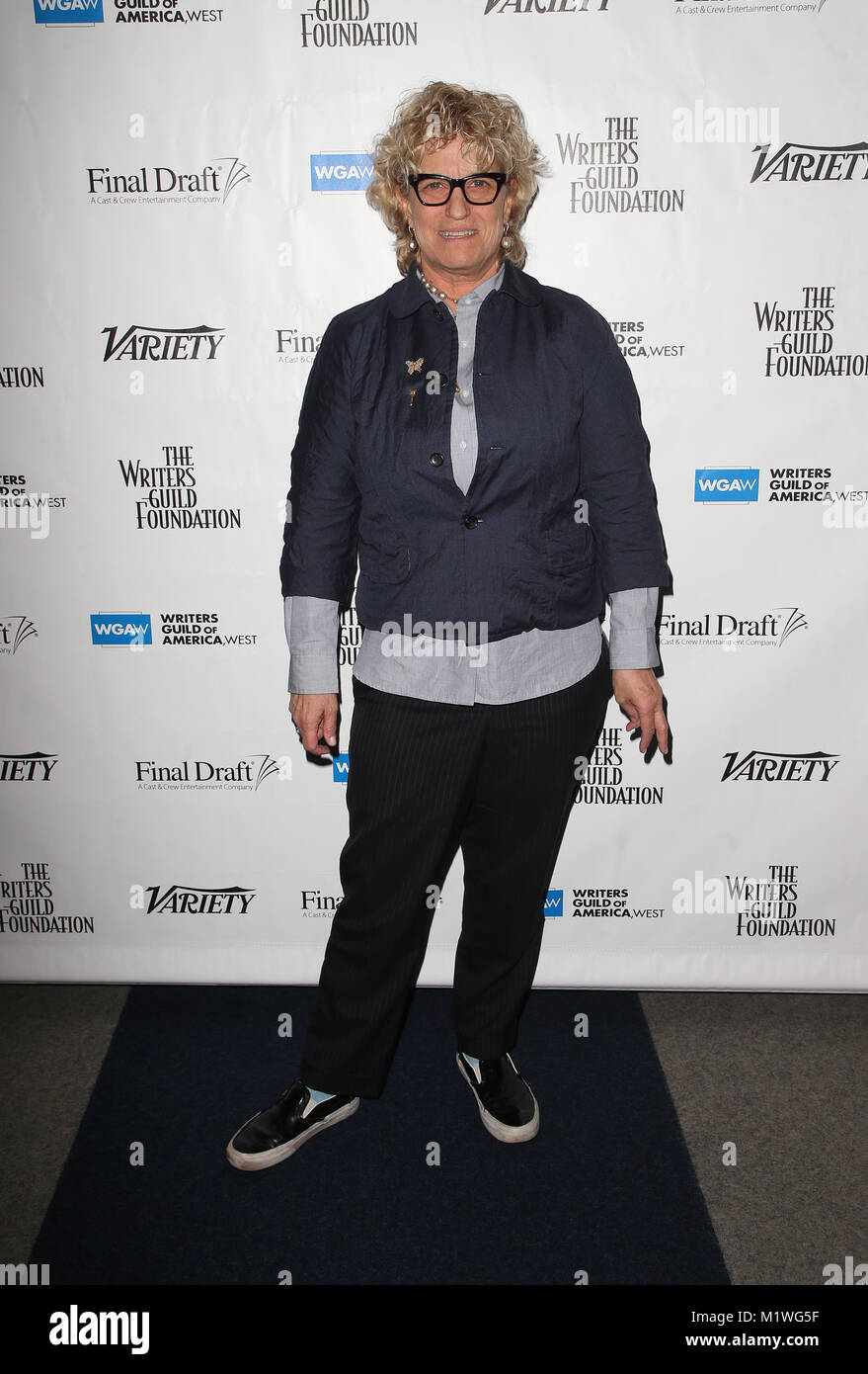 Beverly Hills, Ca. 1st Feb, 2018. Claudia Eller, at the 2018 Writers ...