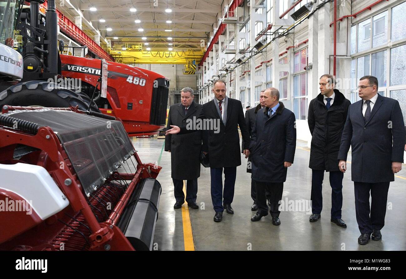 Rostov-on-Don, Russia. 1st Feb, 2018. Russian President Vladimir Putin ...