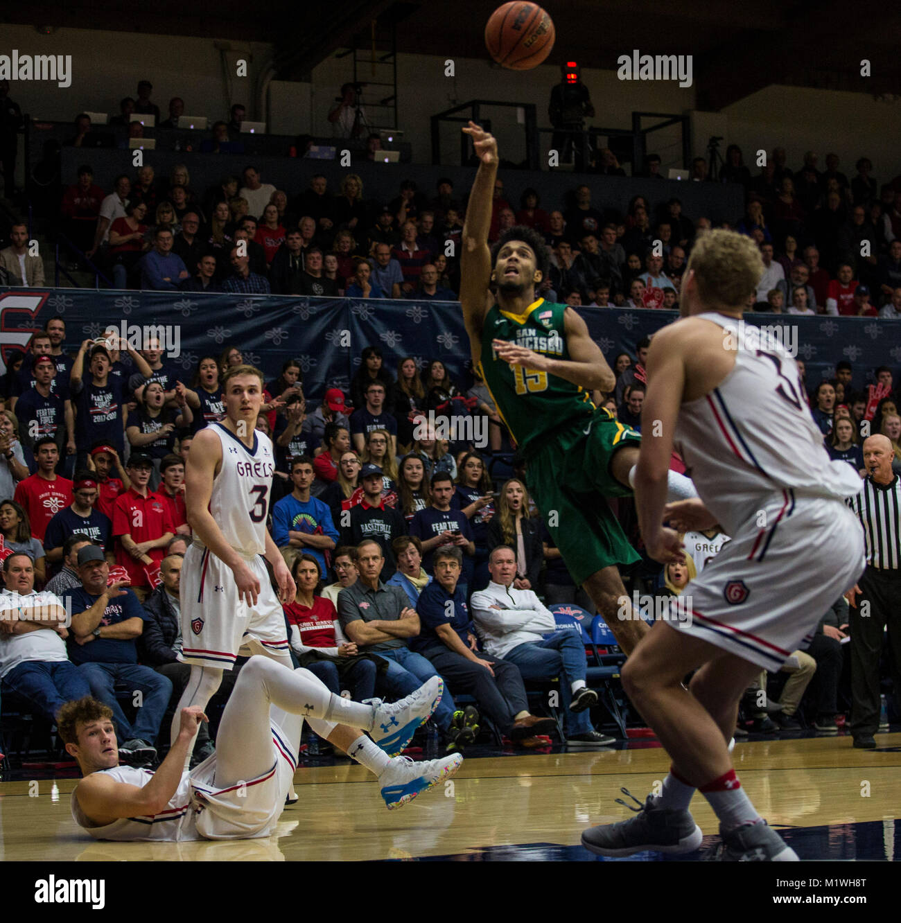 McKeon Pavilion Moraga Calif, USA. 01st Feb, 2018. U.S.A. San Francisco ...