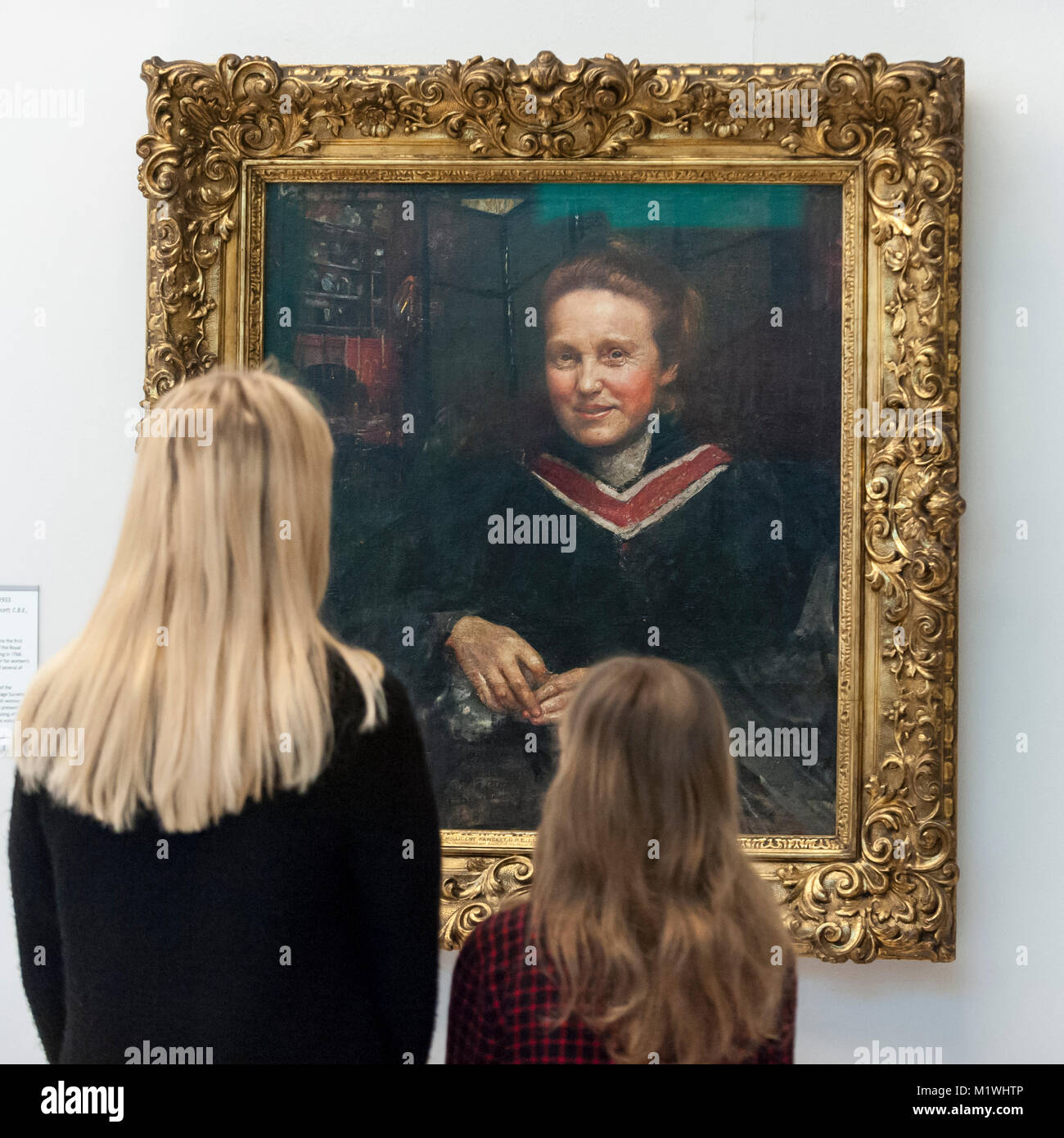 London, UK. 2nd Feb, 2018. Staff members, joined by Stella Cartwright ...