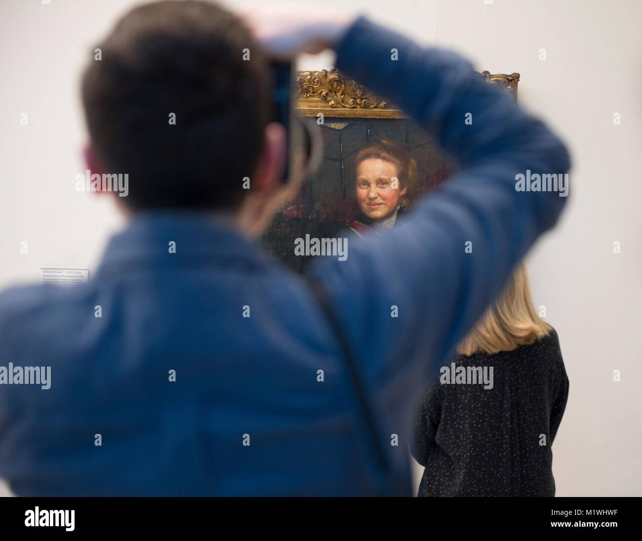 London, UK. 2nd Feb, 2018. Annie Swynnerton’s portrait of Millicent ...