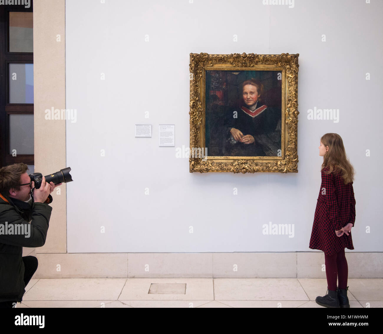 London, UK. 2nd Feb, 2018. Annie Swynnerton’s portrait of Millicent ...
