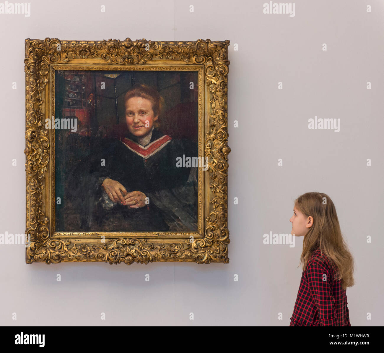 London, UK. 2nd Feb, 2018. Annie Swynnerton’s portrait of Millicent ...