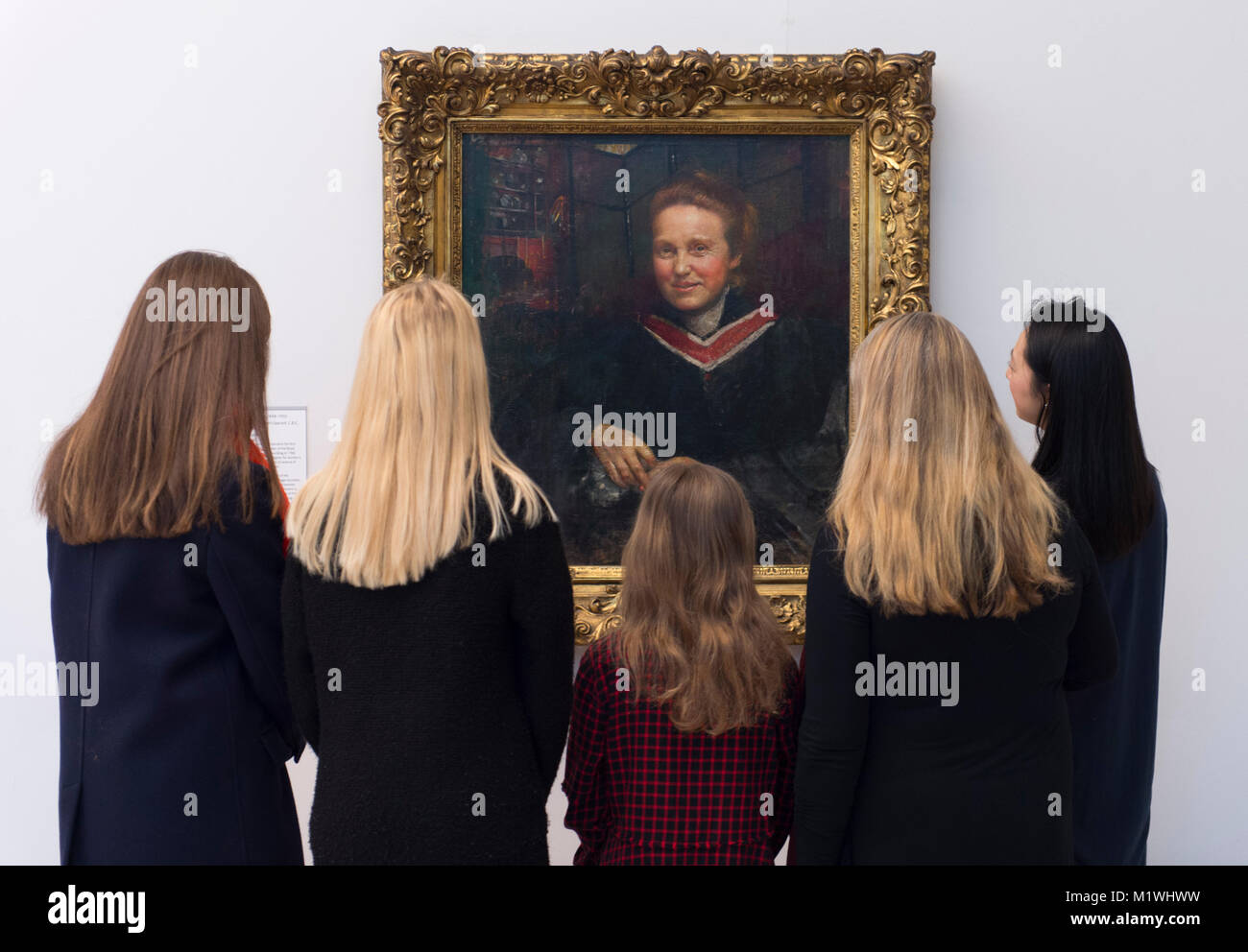 London, UK. 2nd Feb, 2018. Annie Swynnerton’s portrait of Millicent ...