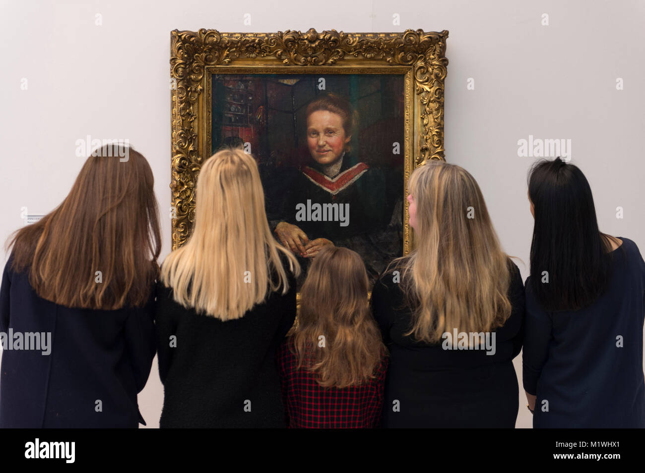 London, UK. 2nd Feb, 2018. Annie Swynnerton’s portrait of Millicent ...