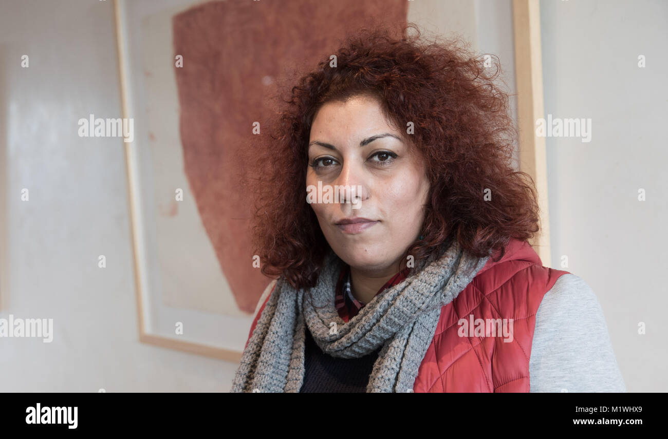 Syrian author Rasha Habbal poses for a picture in Berlin, Germany, 1 ...
