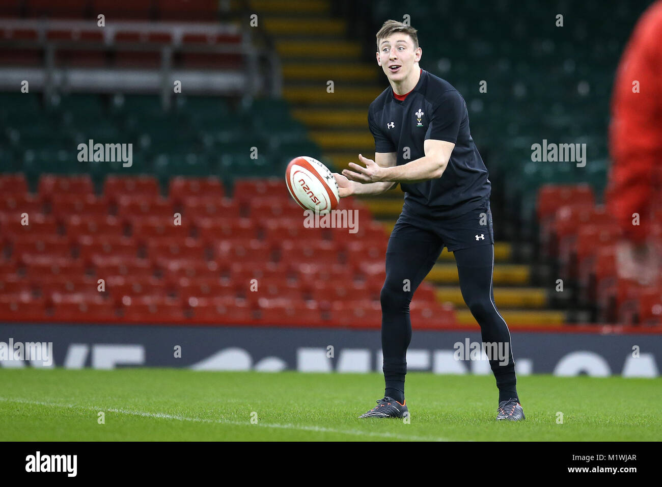 Principality Stadium, Cardiff, UK. 2nd Feb, 2018. Josh Adams of Wales ...