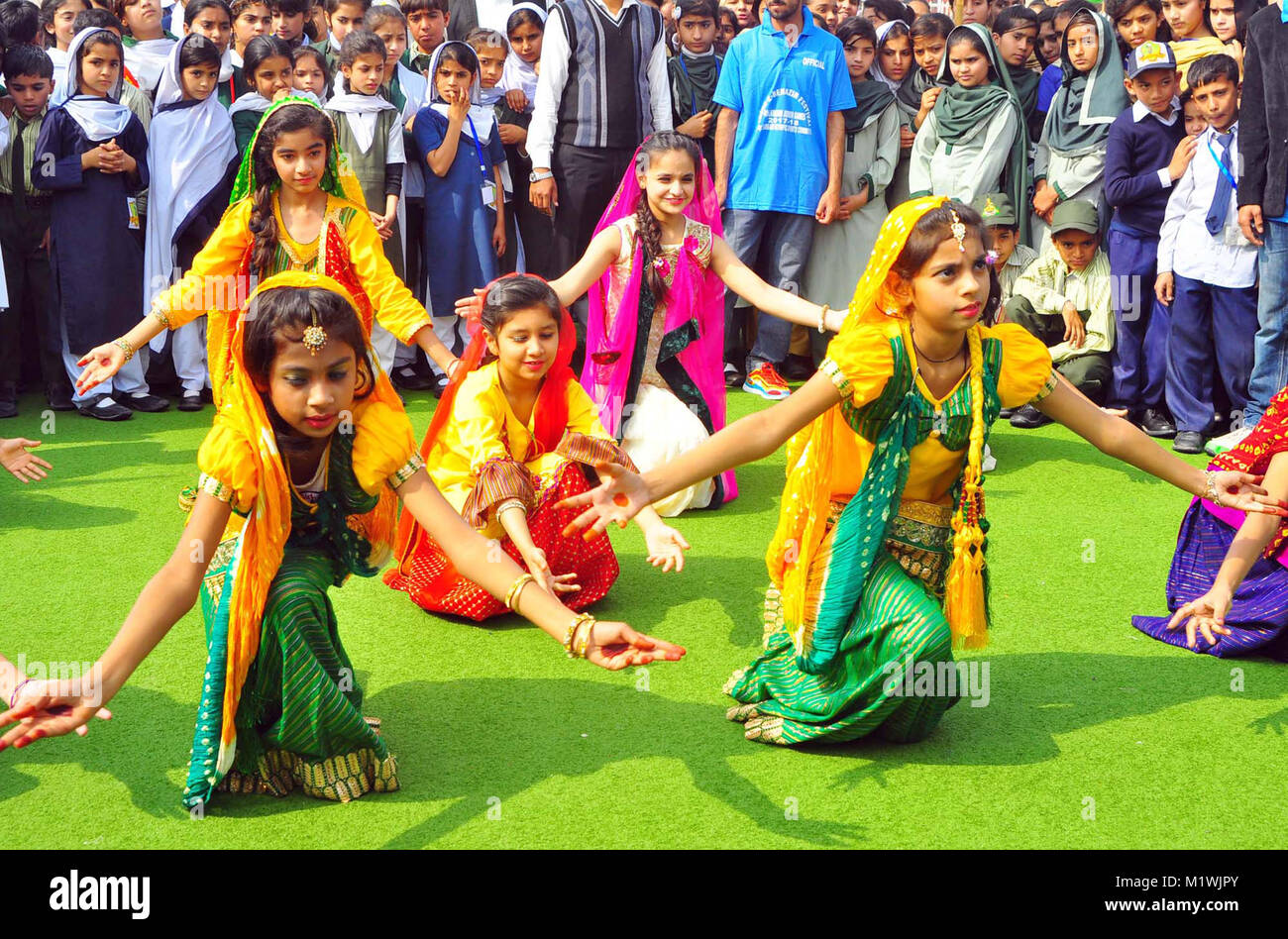 Students of various schools take part in various games competition ...