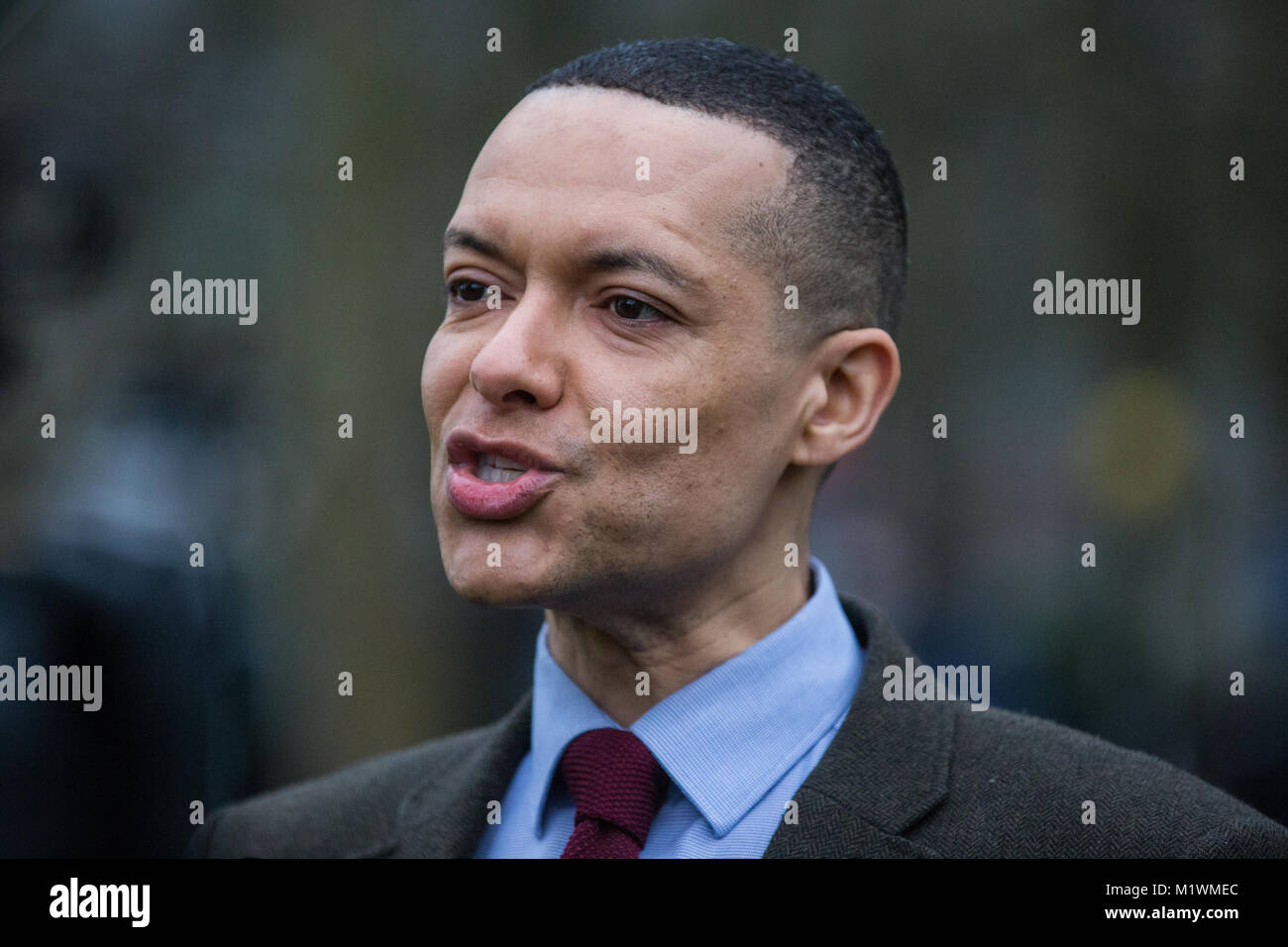 London, UK. 2nd February, 2018. Clive Lewis MP, Junior Shadow Treasury ...