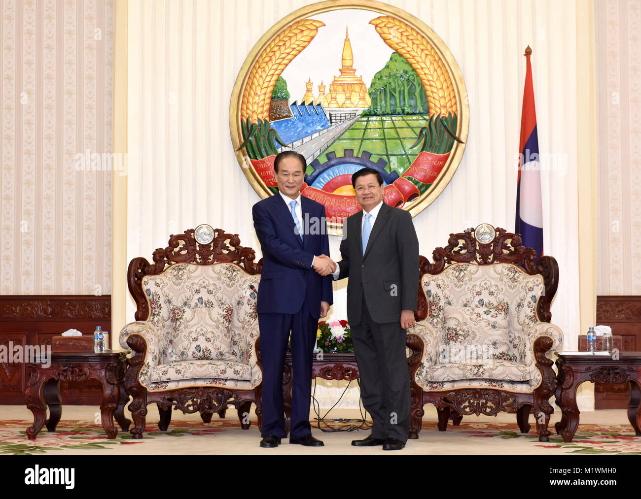 Laos prime minister thongloun sisoulith hi-res stock photography and ...