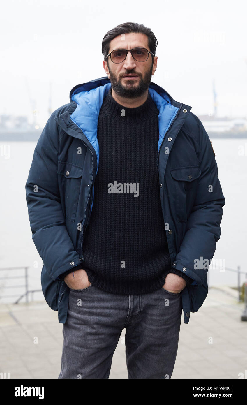 The Lebanese-Swedish actor Fares Fares standing during a shooting break ...