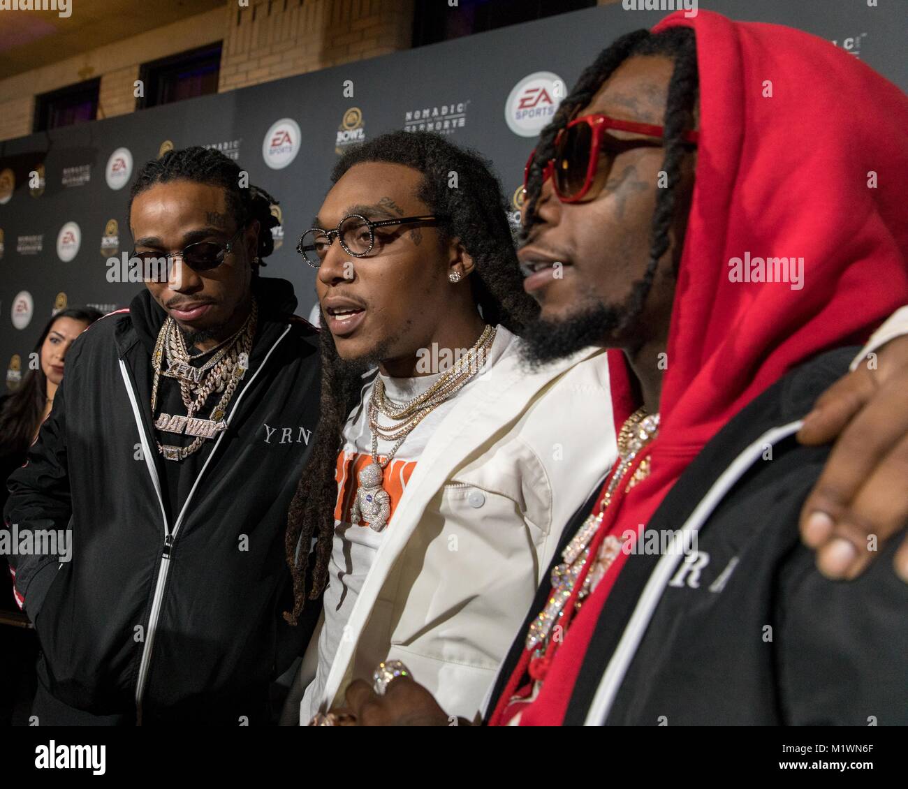 Quavo and takeoff of migos hi-res stock photography and images - Alamy