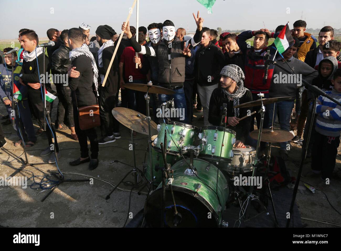 Gaza, Gaza Strip, Palestinian Territory. 2nd Feb, 2018. A Palestinian ...