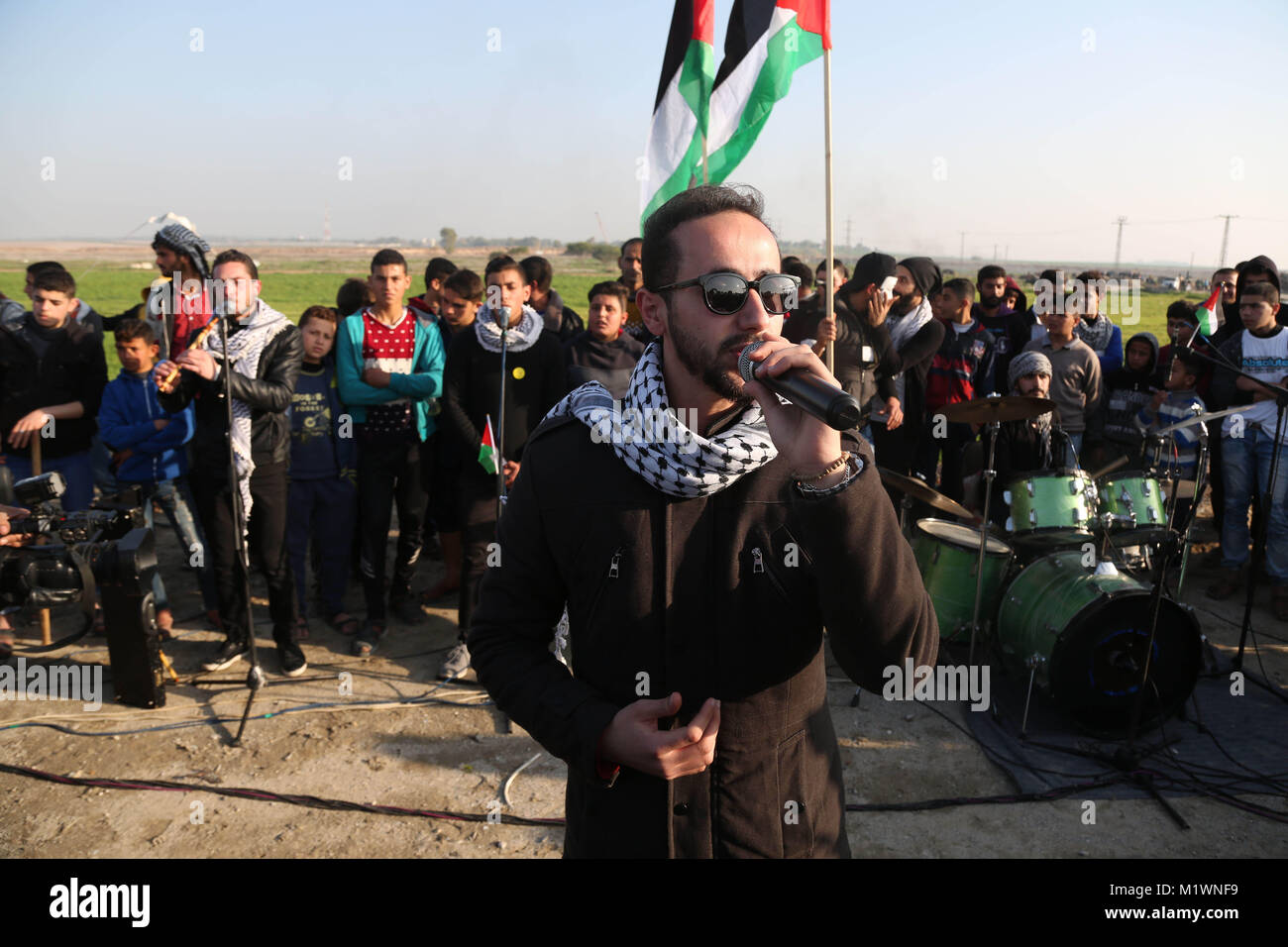 Gaza, Gaza Strip, Palestinian Territory. 2nd Feb, 2018. A Palestinian ...