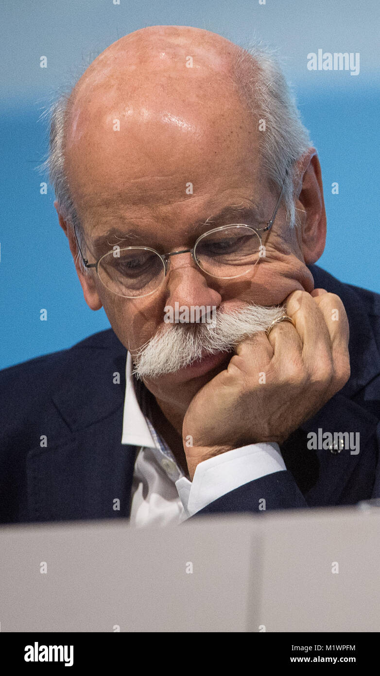 Dieter Zetsche, CEO of the Daimler AG and head of Mercedes-Benz Cars ...