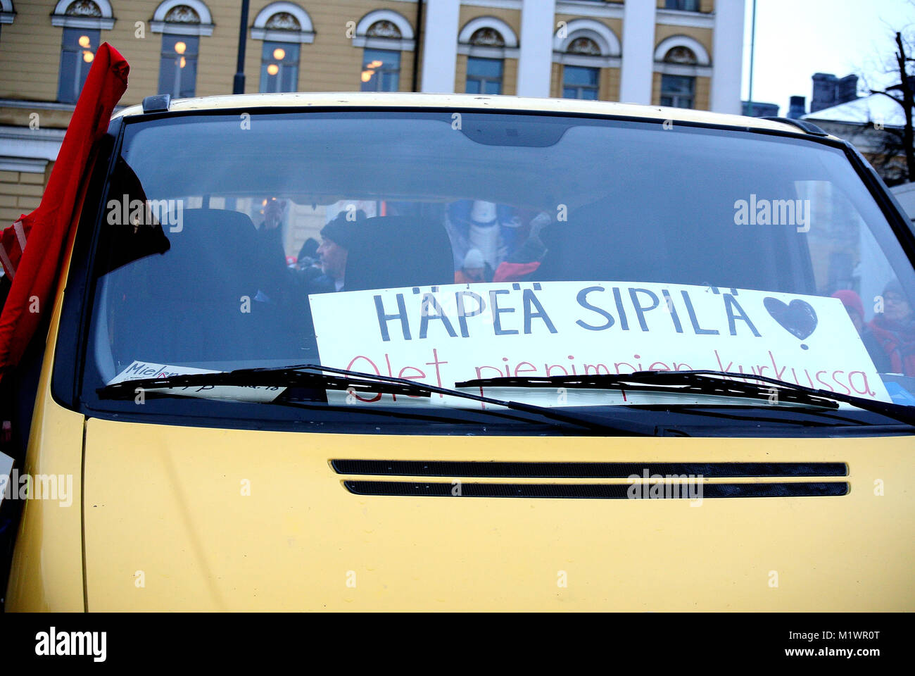 Demonstration by The Central Organisation of Finnish Trade Unions (SAK ...