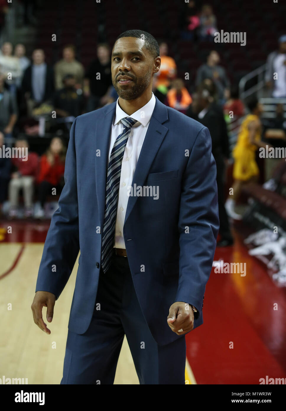 Los Angeles, CA, USA. 10th Jan, 2018. USC Trojans assistant coach Jason ...