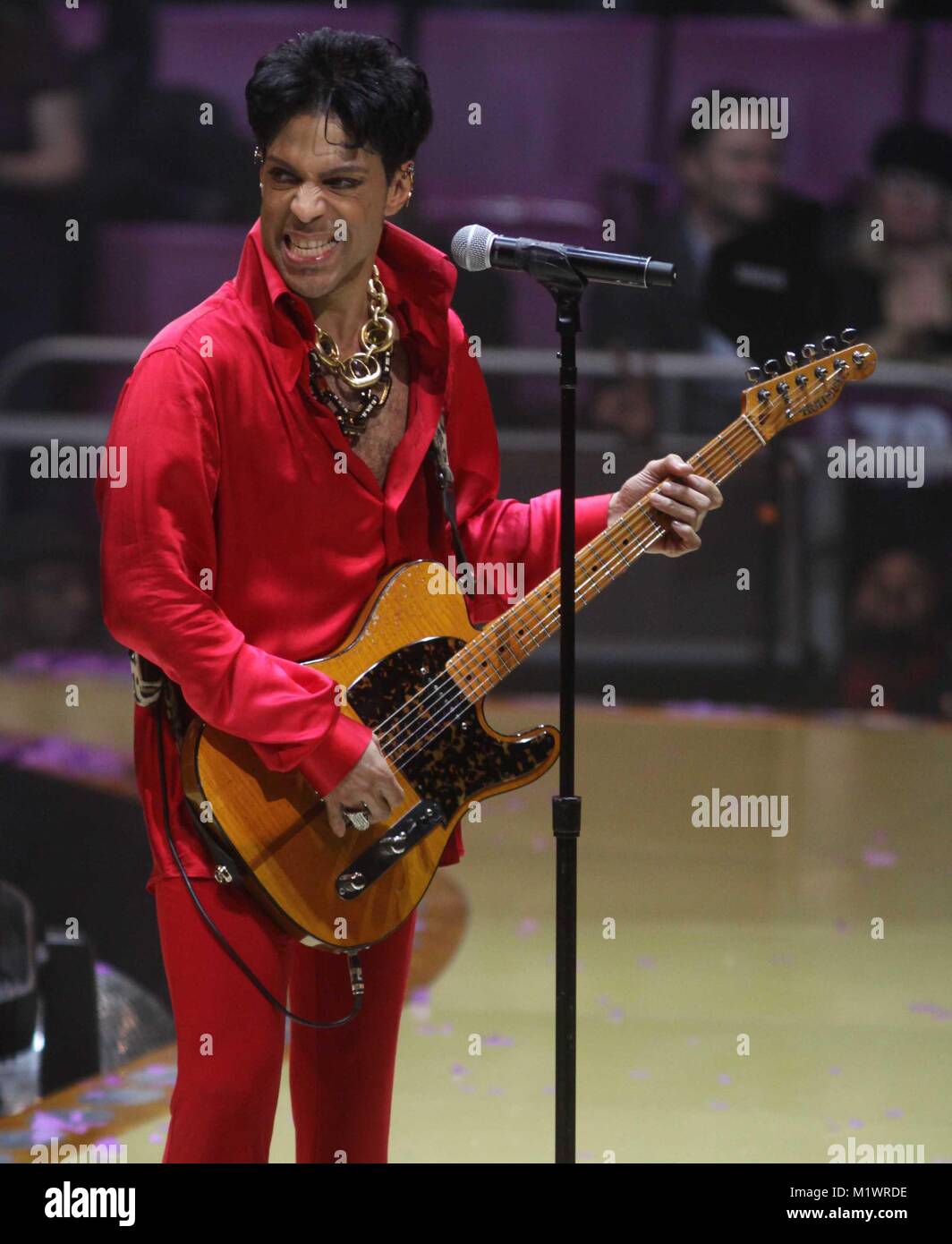 New York City CelebrityArchaeology.com 2/7/2011 FILE PHOTO Prince in ...