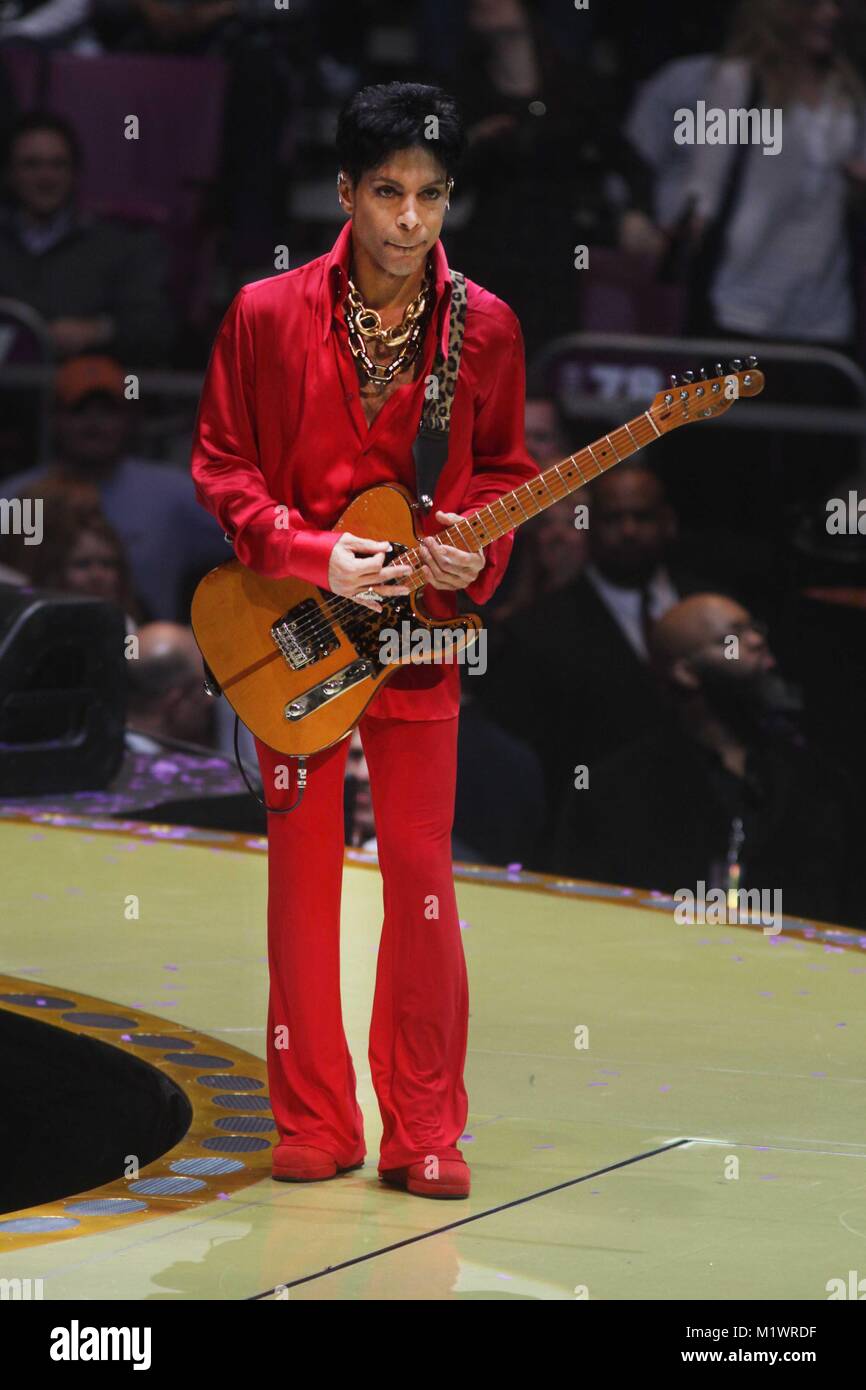 New York City CelebrityArchaeology.com 2/7/2011 FILE PHOTO Prince in ...