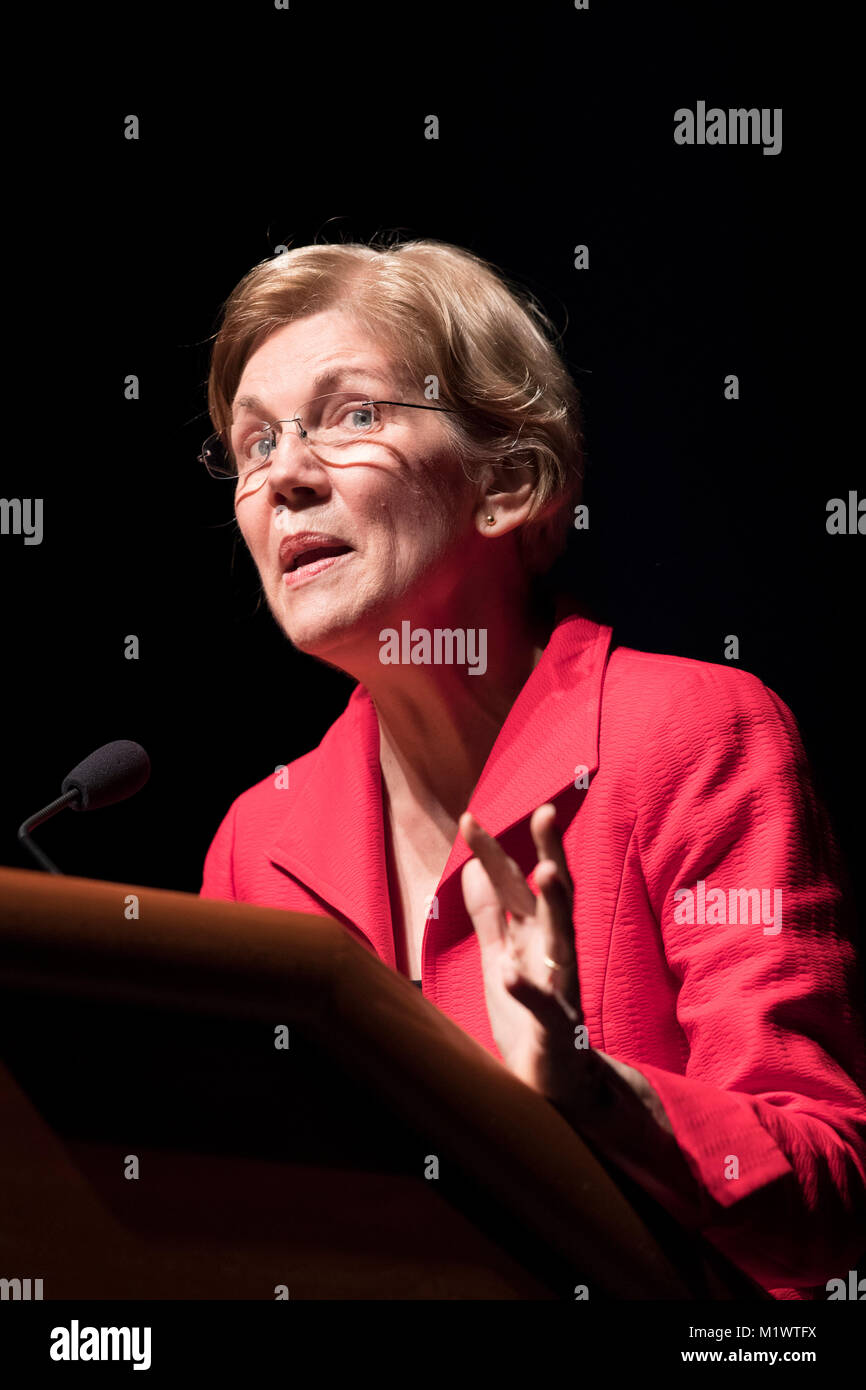 United States senator Elizabeth Warren, a Democrat from Massachusetts ...