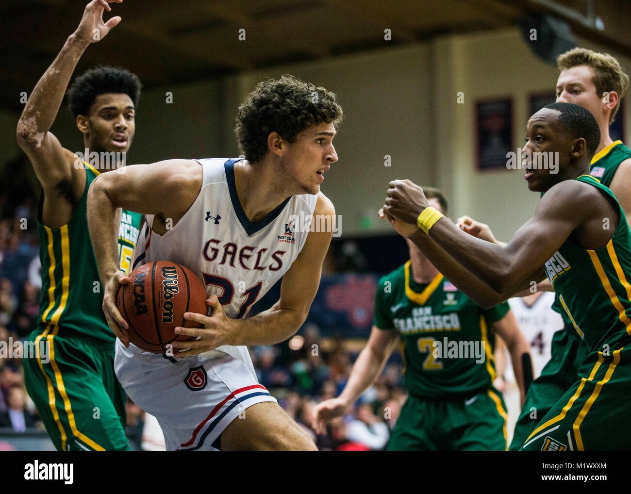 McKeon Pavilion Moraga Calif, USA. 01st Feb, 2018. U.S.A. St. Mary's ...