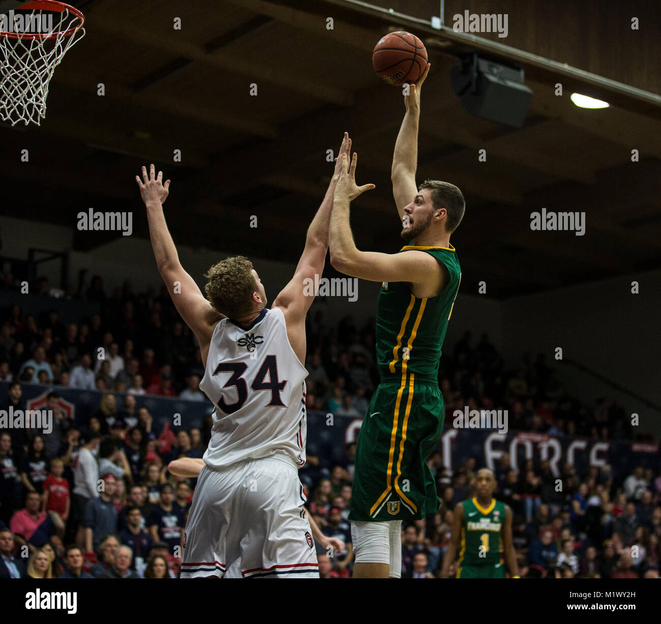 McKeon Pavilion Moraga Calif, USA. 01st Feb, 2018. U.S.A. San Francisco ...