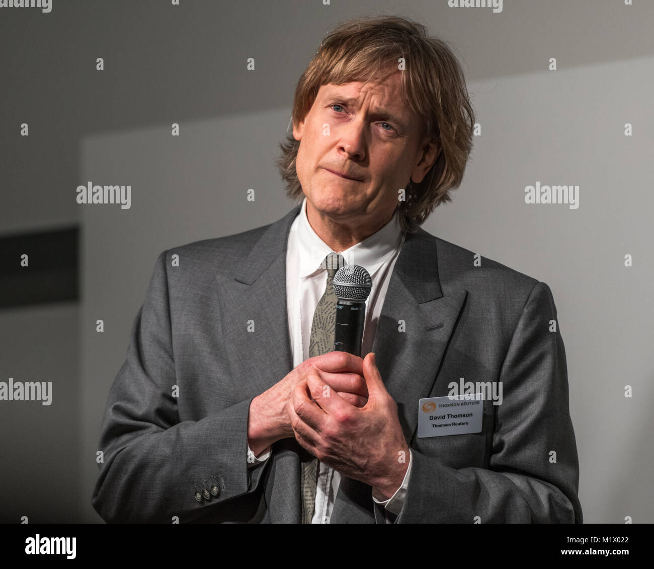 New York, USA, 5 Dec 2016. Thomson Reuters chairman David Thomson, 3rd ...