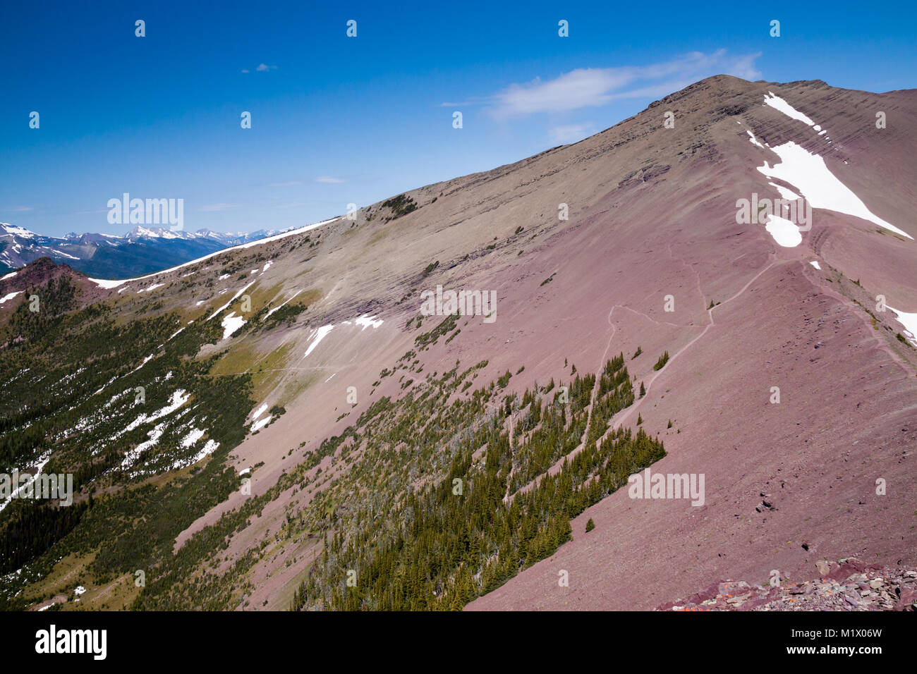 Carthew-Alderson Trail - Waterton Lakes Park, Alberta, Canada Stock ...