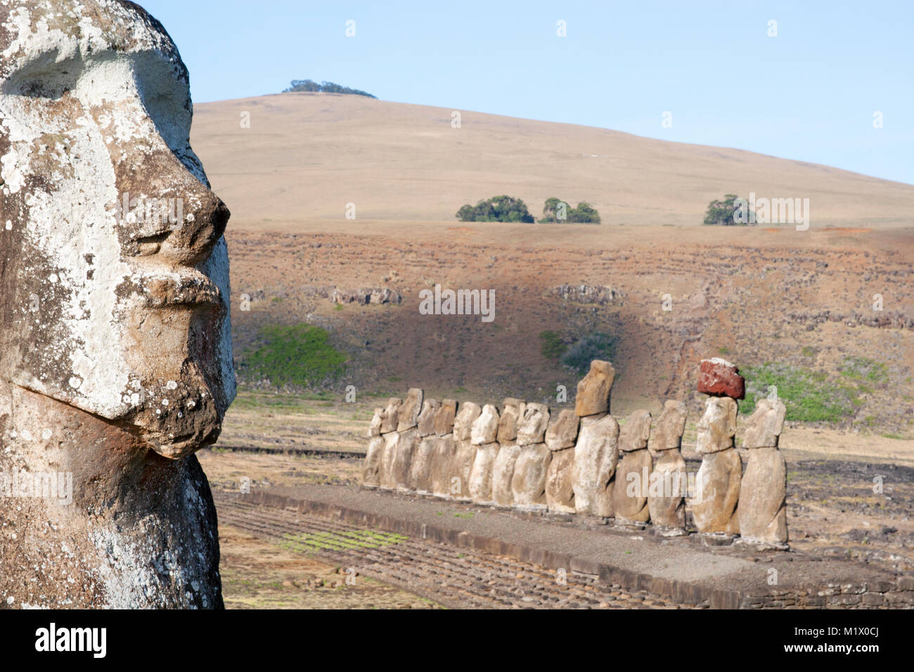 Rapa nui poike volcano hi-res stock photography and images - Alamy