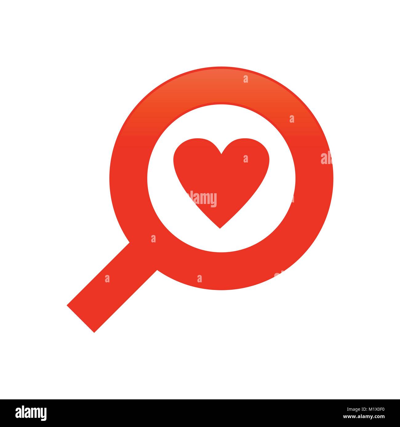Analyst search icon icon Stock Vector Images - Alamy