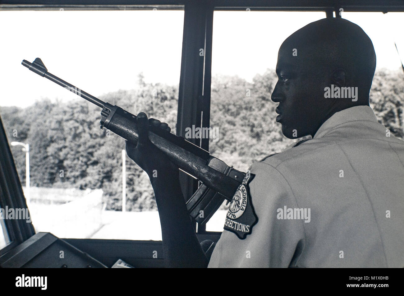 Prison Guard Tower With Rifles Prison Guard Tower With Rifles