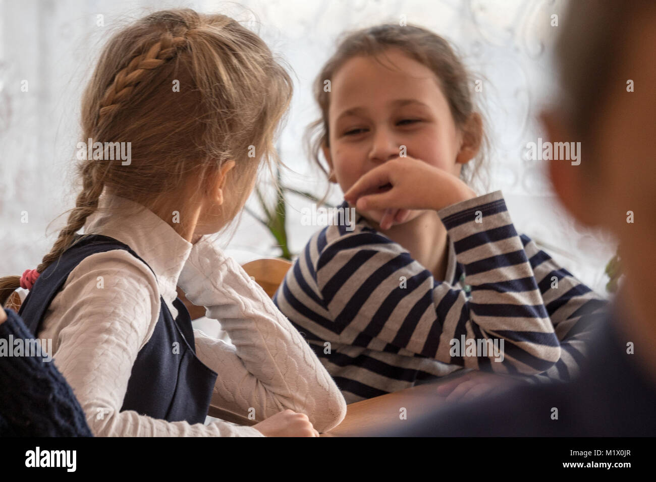 Young kids interacting classroom hi-res stock photography and images ...