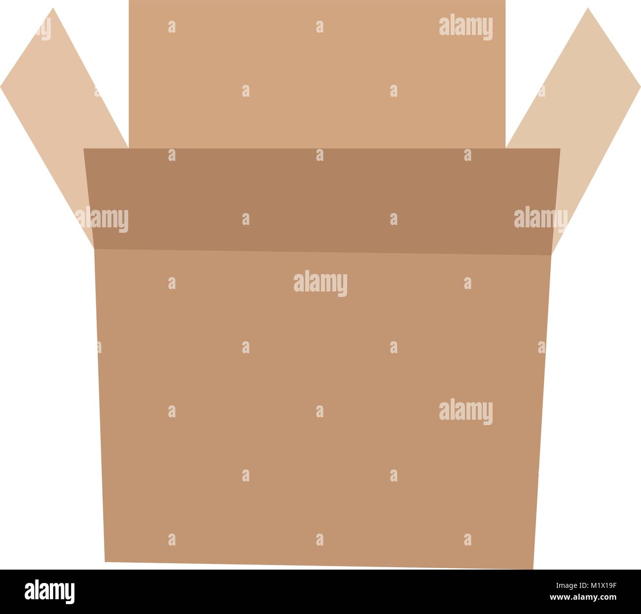 Open flat box Stock Vector Image & Art - Alamy