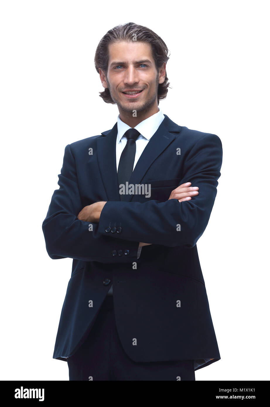 portrait of successful business men Stock Photo - Alamy