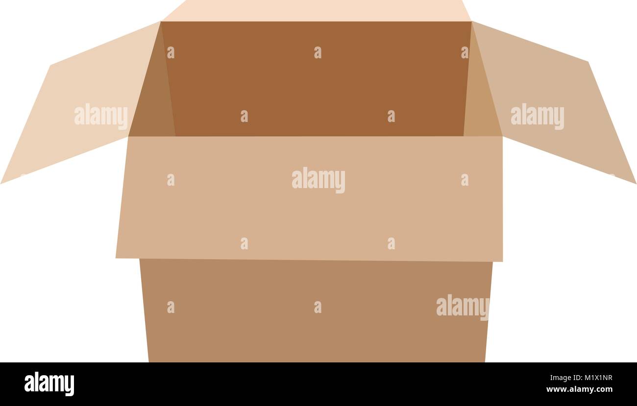 Open flat box Stock Vector Image & Art - Alamy