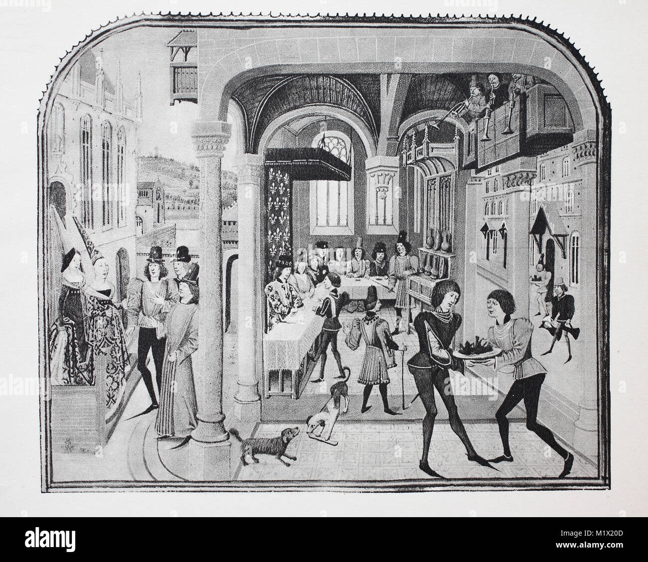 Clothing, Burgundian fashion in Flemish 15th-century illumination ...