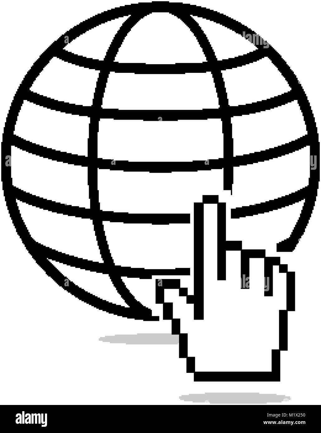 Outline favicon Black and White Stock Photos & Images - Alamy